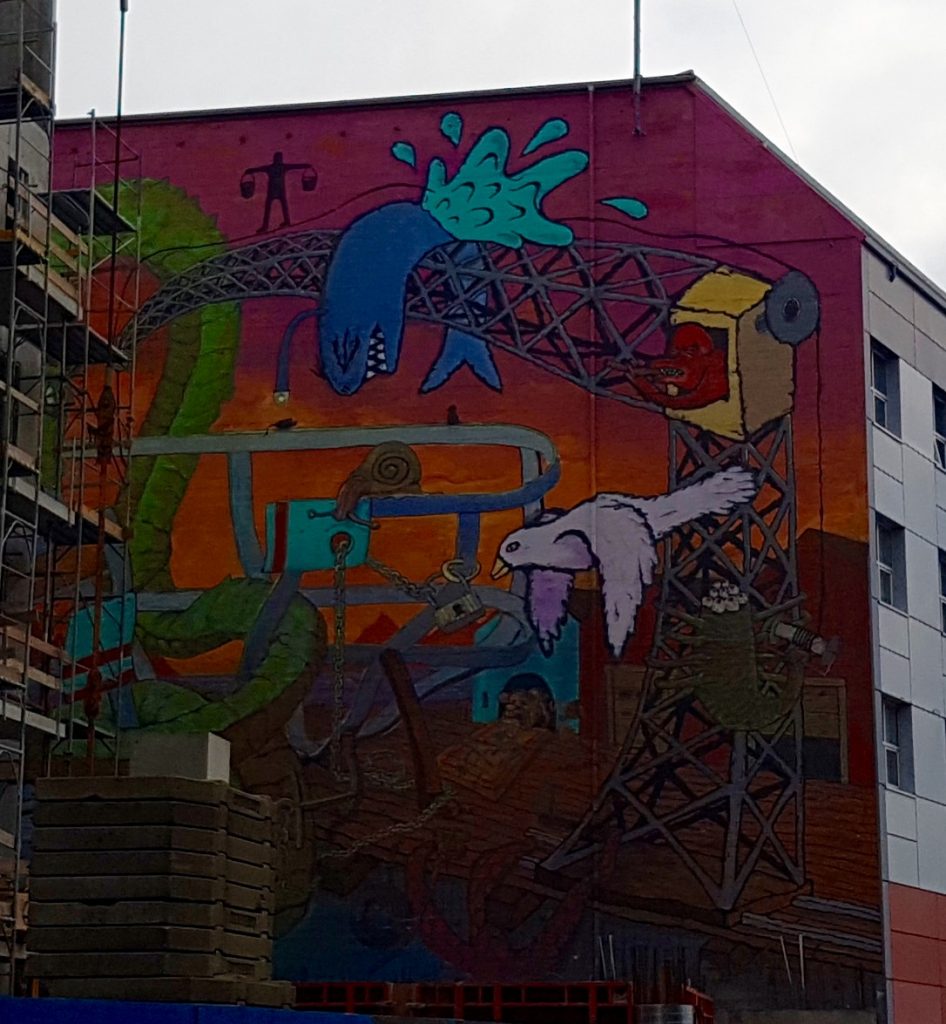 Reykjavik Street Art - Mel On The Go